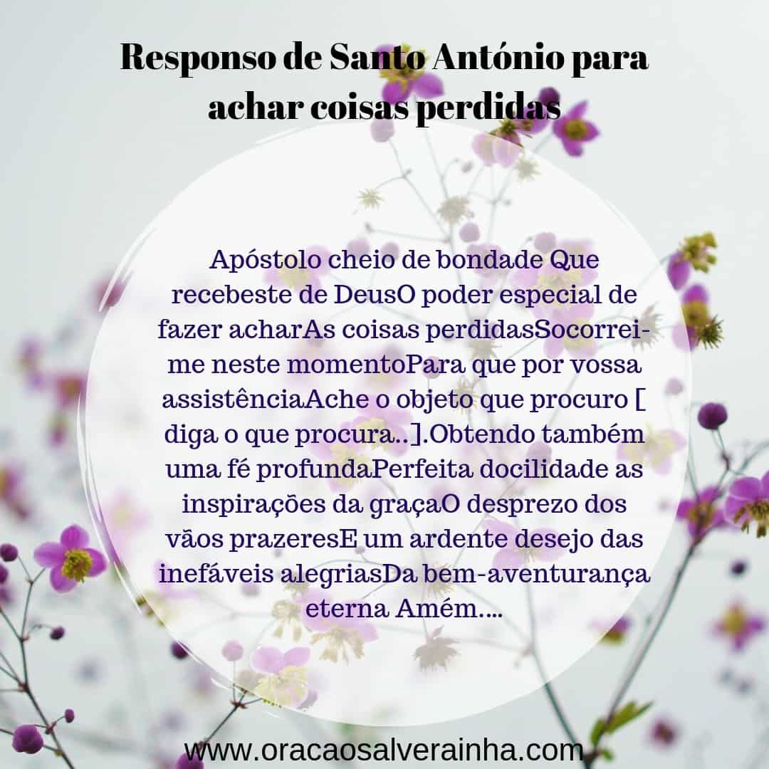 Responso a Santo António ( Mais Conhecidos)