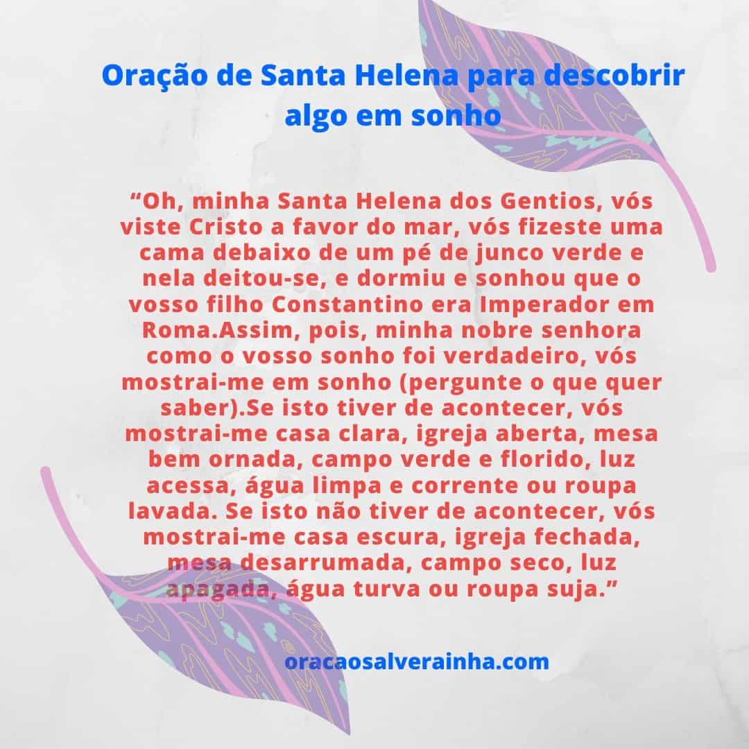 Oração de Santa Helena - Trazer Amor e Descobrir Algo em Sonho